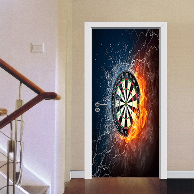 Retro Fantasy Ice Fire Dart Target Wallpaper For L... – Grandado