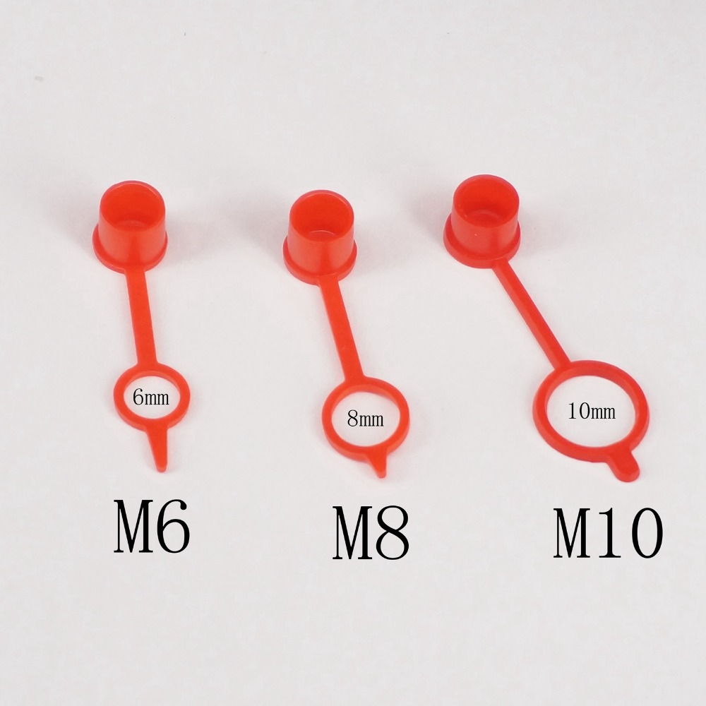 Lot 100 Grease Fitting Caps Rood Polyethyleen Dust... – Vicedeal