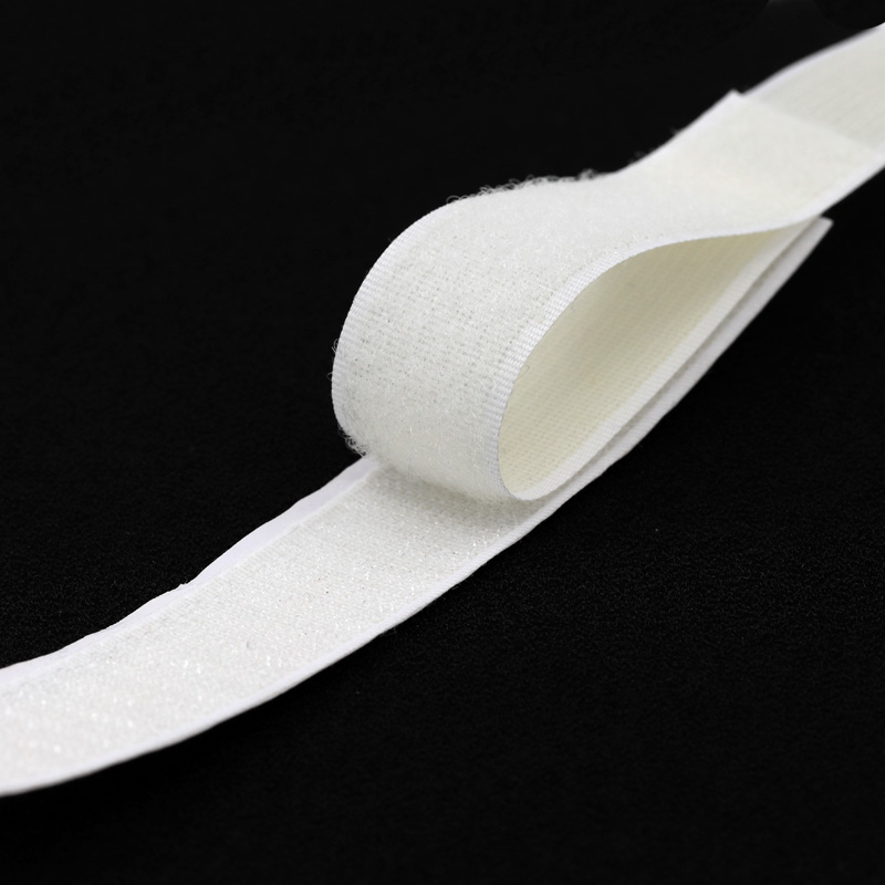 2 metros de Velcro Blanco, doble gancho de bucle c... – Grandado