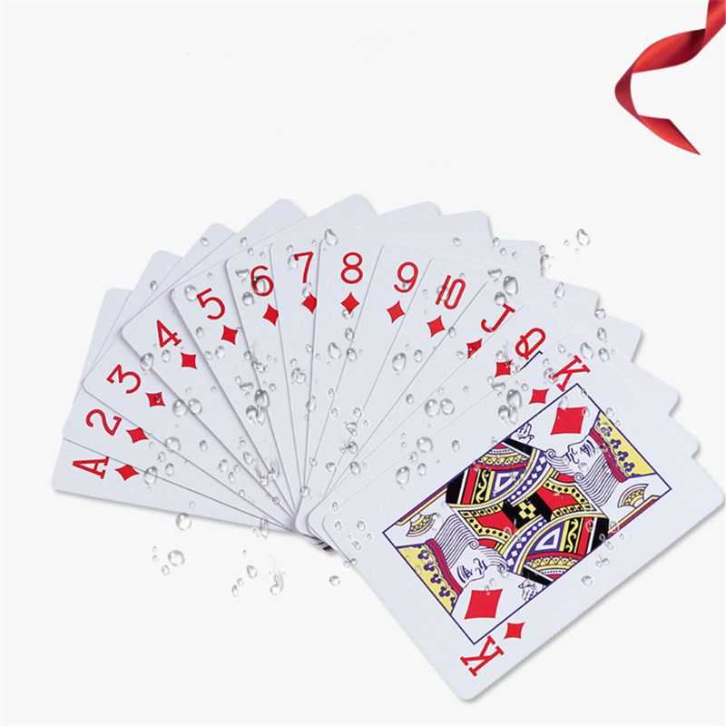 PVC Waterproof Playing Cards Wearproof Plastic Pok... – Grandado