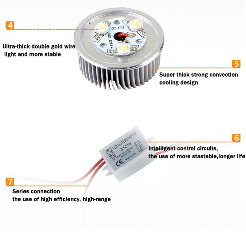 9W Ceiling downlight Epistar LED ceiling lamp Rece... – Grandado