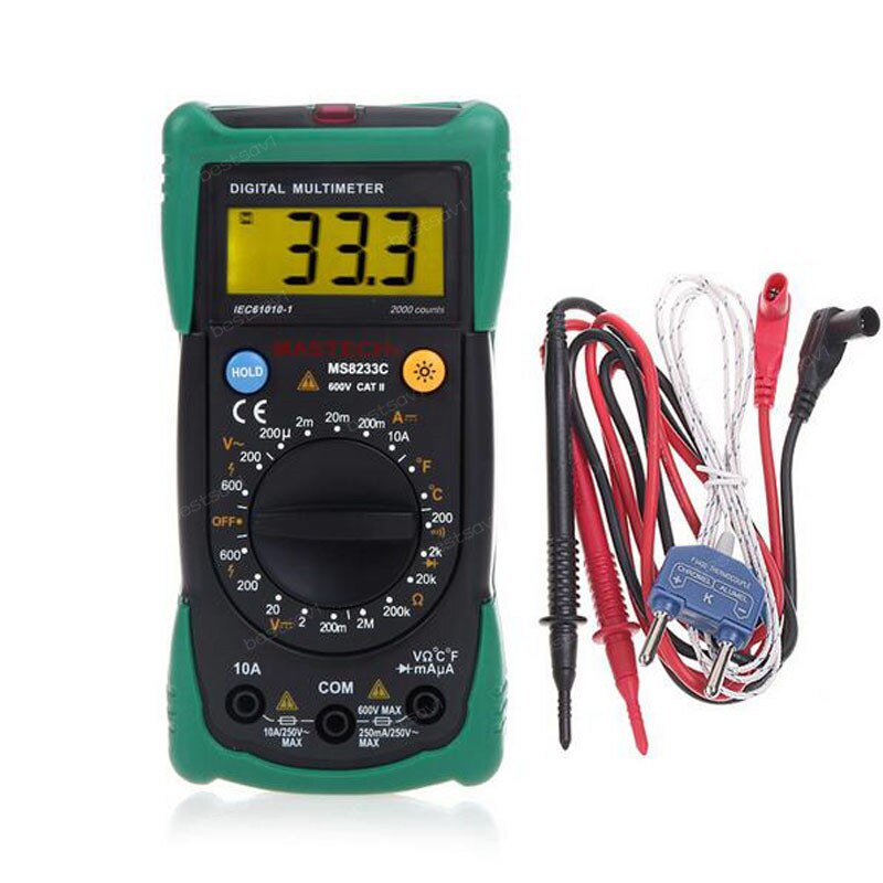 Mastech profissional ms8233c multímetro digital se... – Grandado