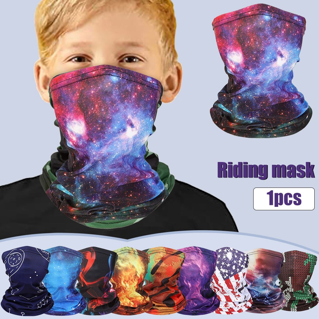 Children's Starry sky Print Scarf Face Mascarillas... – Vicedeal
