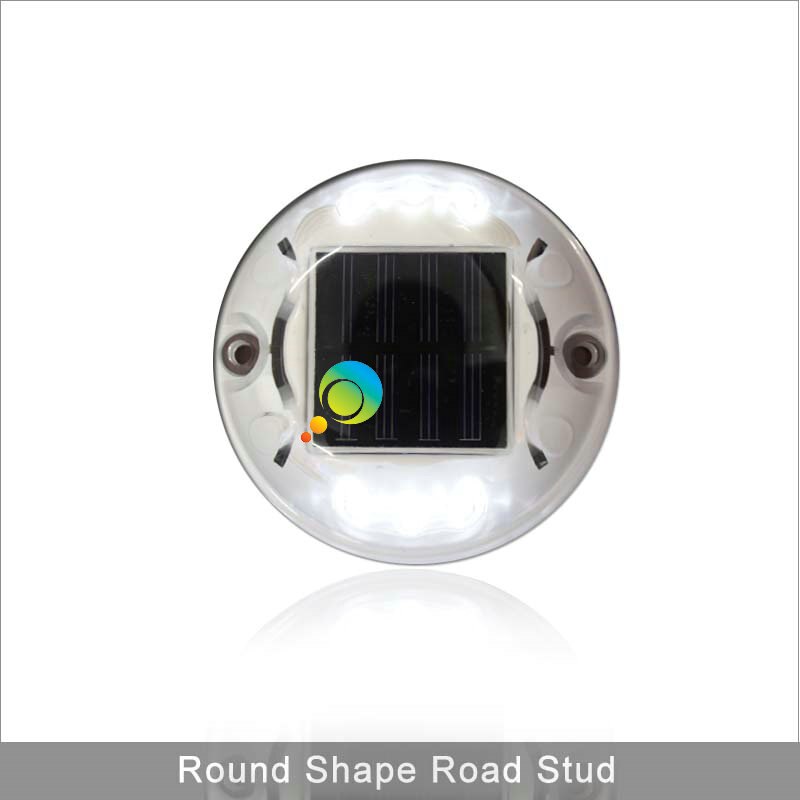 Round shape white color LED pathway plastic reflec... – Vicedeal