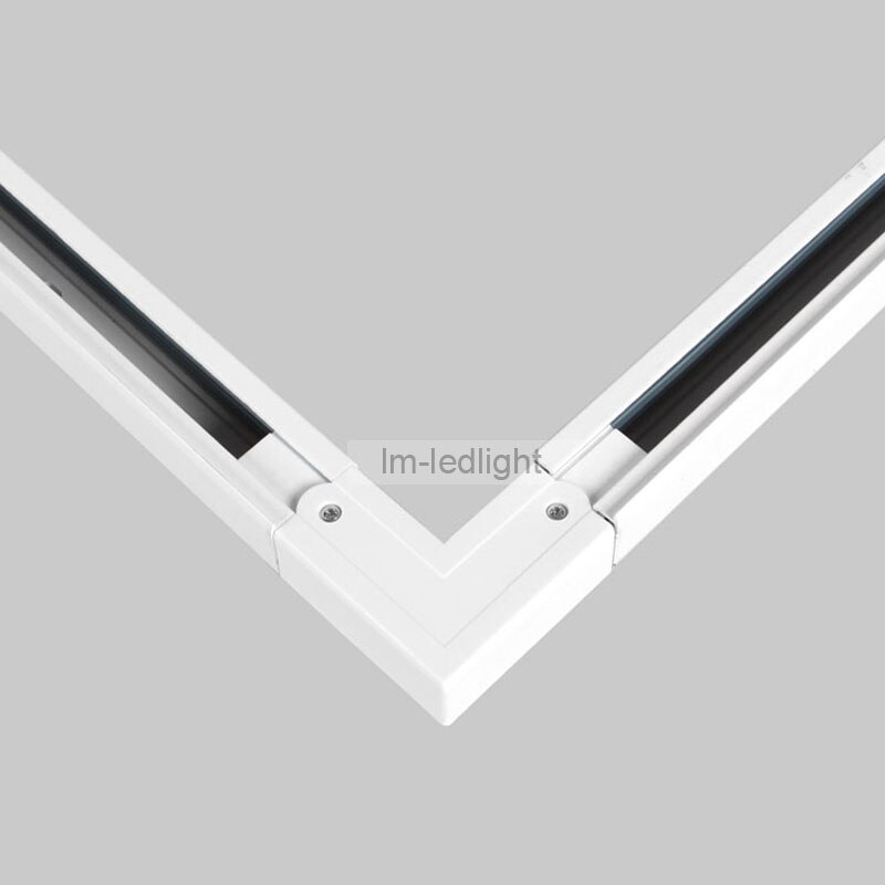 3 draad led track verlichting rail L connector win... – Grandado