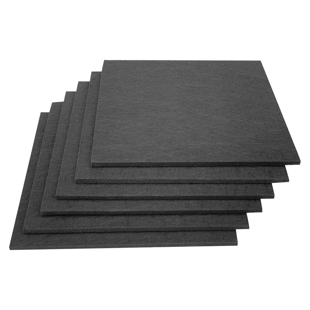 6/12 Pack Akoestische Absorptie Paneel Grijs Zwart... – Vicedeal