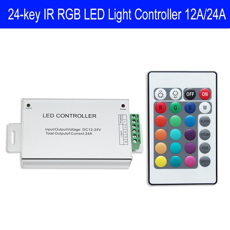 DC12V-24V 24-key 44-key LED Controller IR Fernbedi... – Grandado