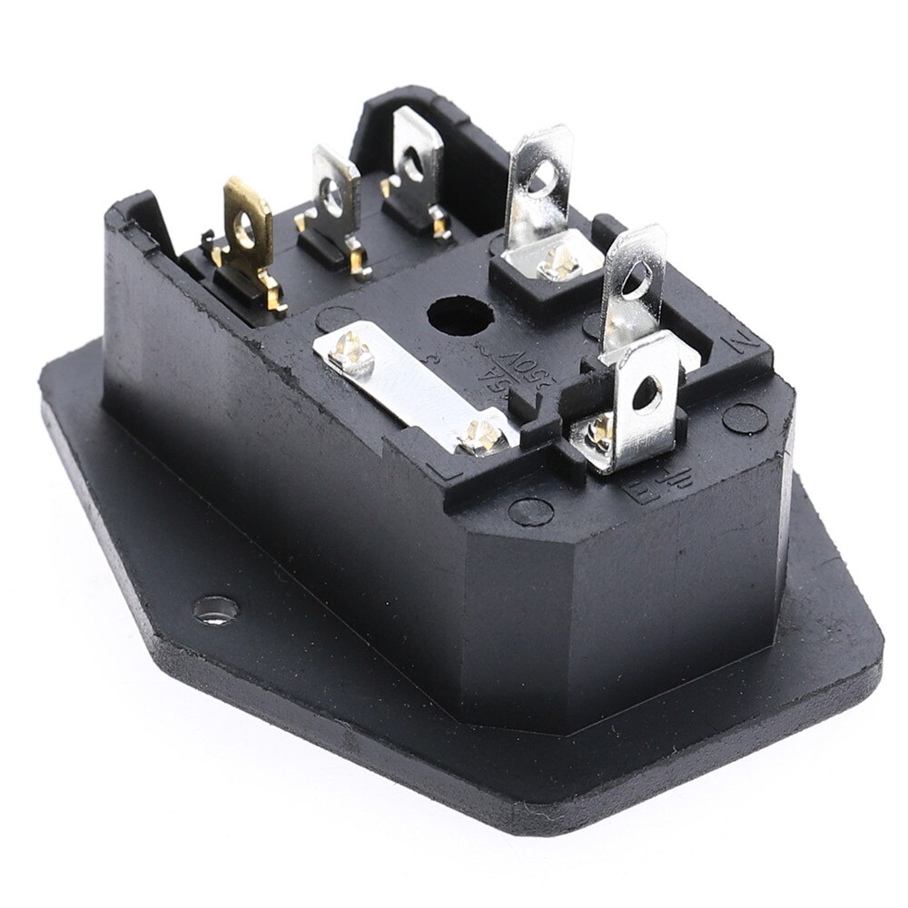 Rocker Switch Male Power Socket 3 Pin IEC320 C14 1... – Grandado