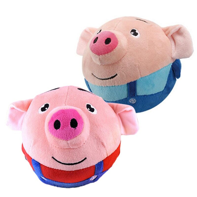 Multi Songs Record Cartoon Pig Doll Bouncing Ball ... – Grandado