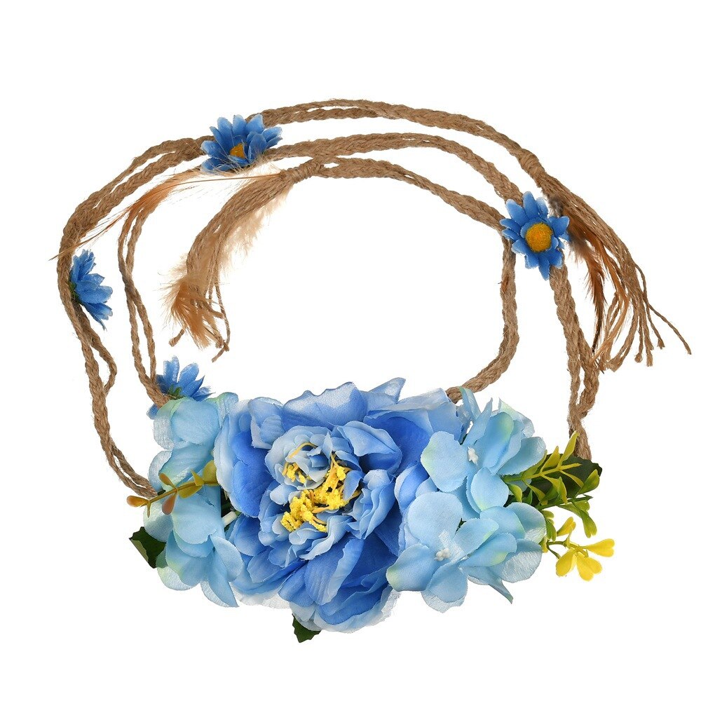 Sweet Women Pink Flower Belt Elastic Waist Chain W... – Grandado