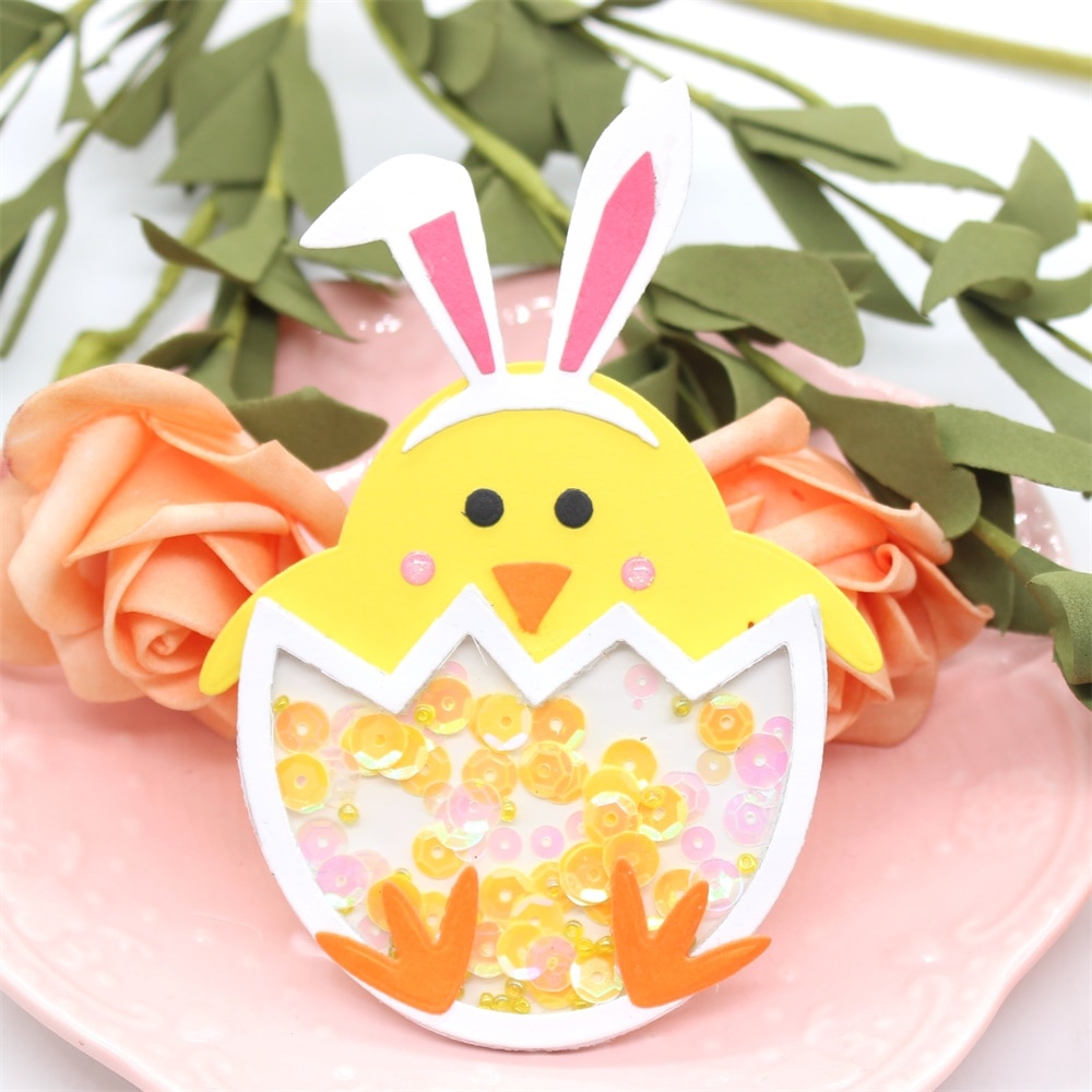 KSCRAFT Easter Egg Shaker Metal Cutting Dies Stenc... – Vicedeal