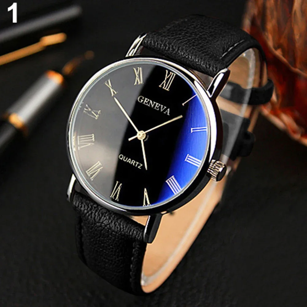 Classic Vintage Geneva Watch for Men, Analog Busin... – Vicedeal
