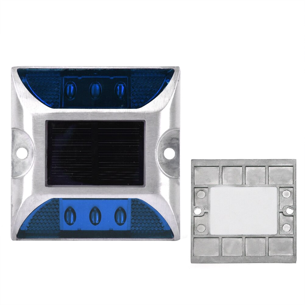 6 LED Solar Powered Road Stud Light Reflective Gro... – Vicedeal