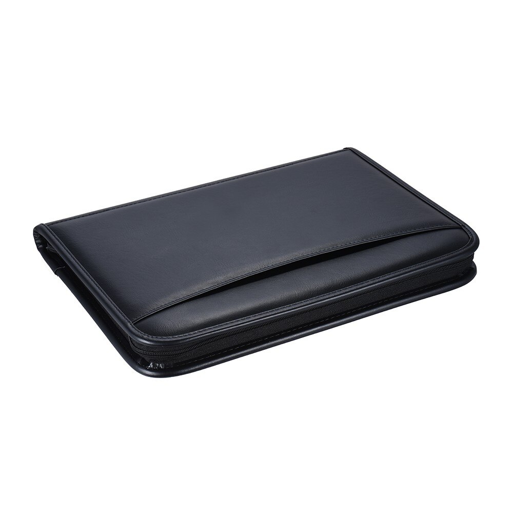 Multifunctional Business Zippered Portfolio Padfol... – Vicedeal