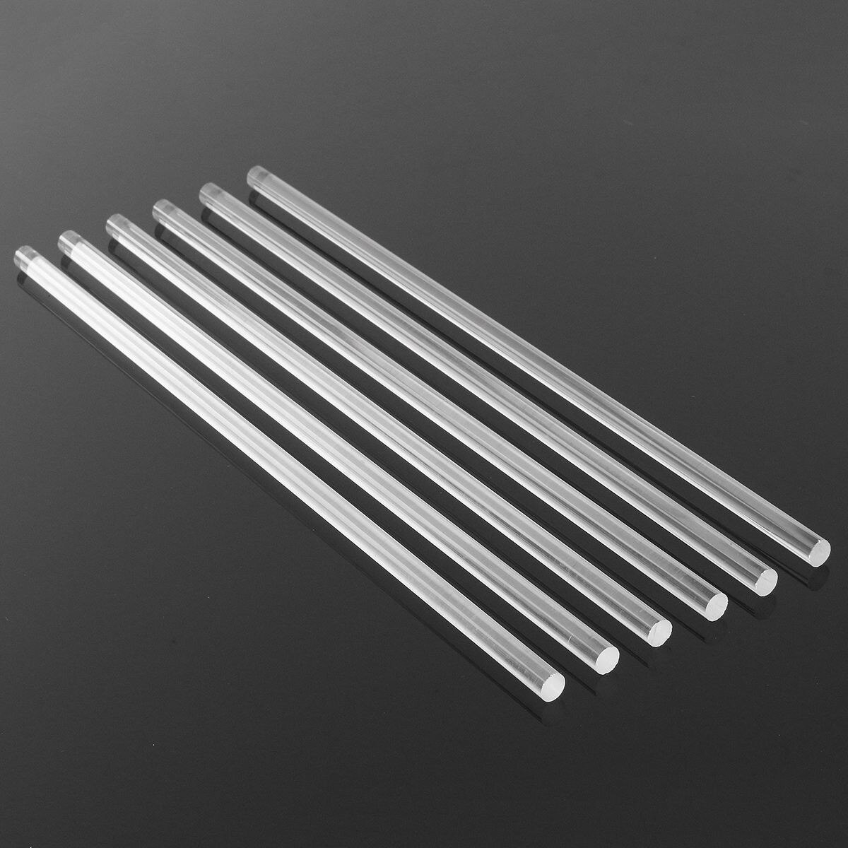 5 Pcs 5/16" Transparent Acrylic Round Rod 12" Leng... – Vicedeal