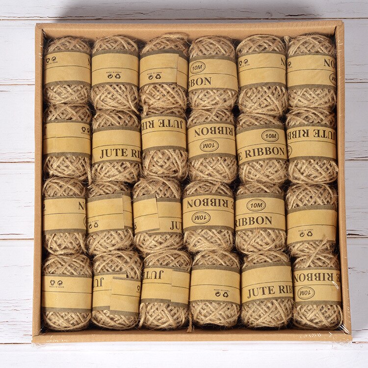 24Pcs Natuurlijke Jute Twine String Roll Voor Kuns... – Grandado