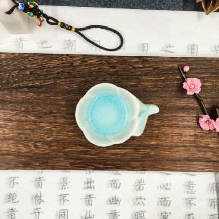 Ceramic ink dish student wash pen water dish Chine... – Vicedeal