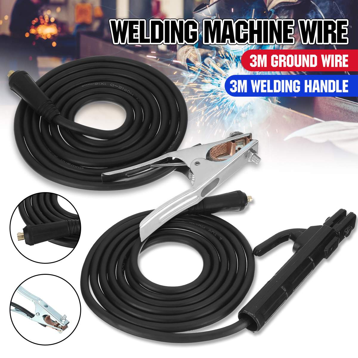 200A Groud welding earth clamp clip set fit for MI... – Vicedeal