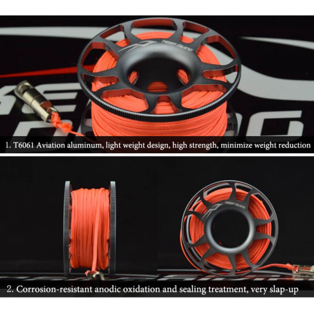 15M/30M Scuba Diving Aluminum Alloy Spool Finger R... – Grandado