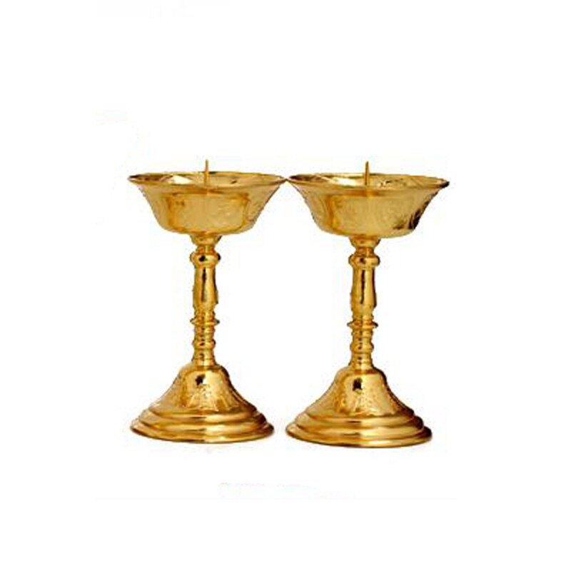 2PCS/LOT Metal Votive Candlestick Lotus Retro Cand... – Grandado