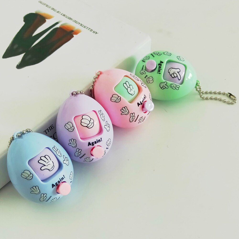 Family Game Rock Paper Scissors Play Toy Keychain ... – Grandado