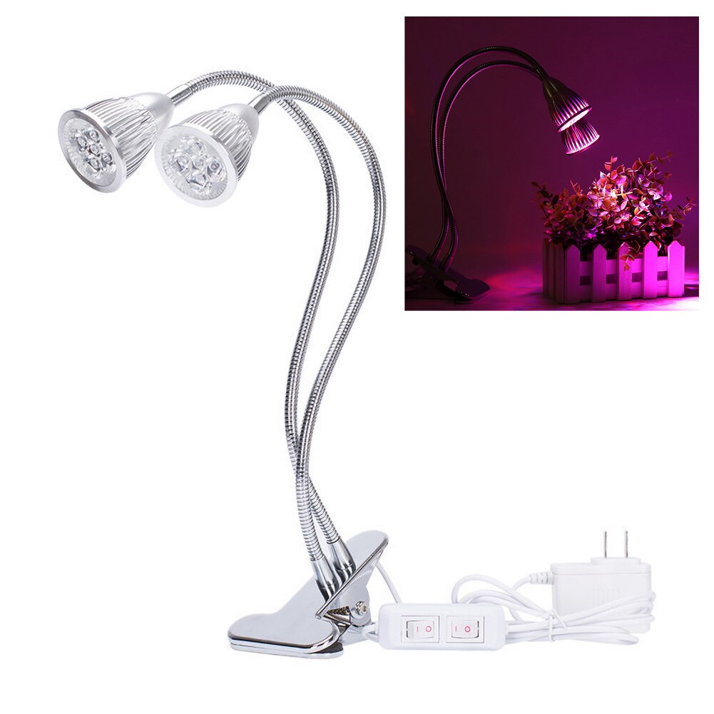 10W Dual Head Clip On Flexibele Led Plant Grow Lig... – Grandado