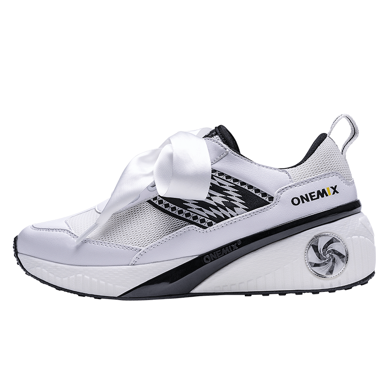 ONEMIX Women Sneakers Leather Breathable Mesh Runn... – Vicedeal