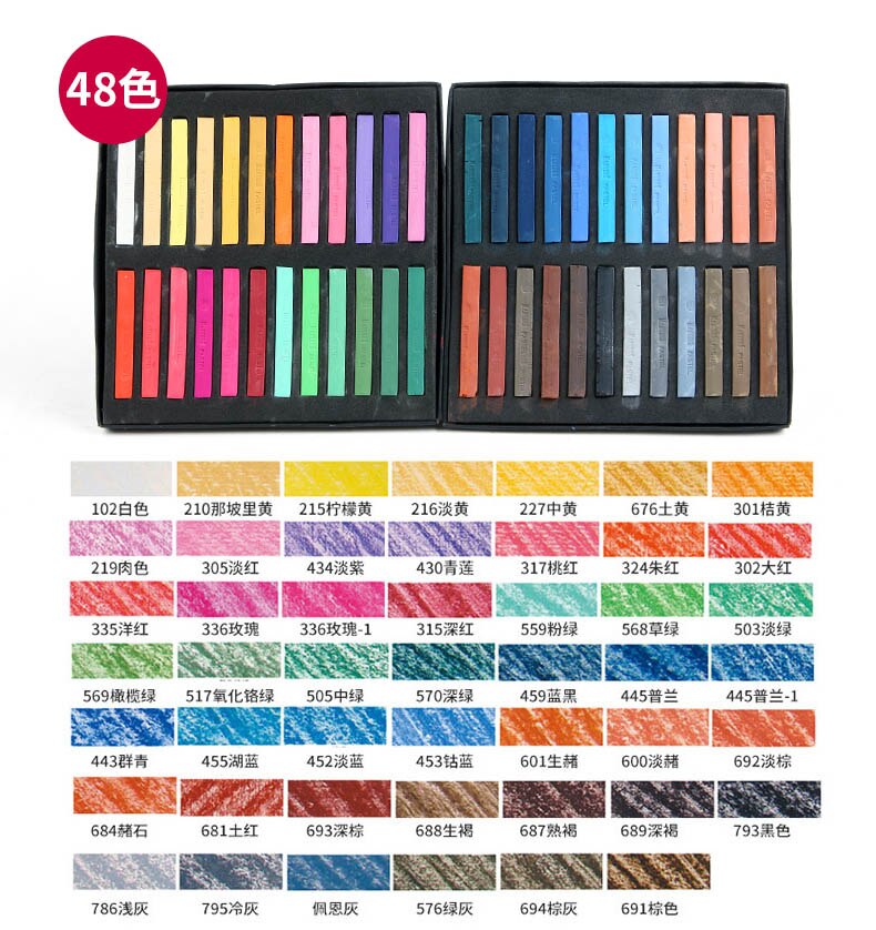 12/24/36/48 Colors Painting Crayons Soft Pastel Ar... – Vicedeal