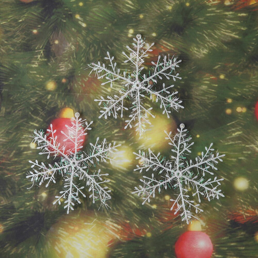 3pcs/lot Home Decor Christmas White Snowflake Xmas... – Vicedeal