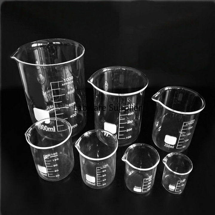 Bécher en verre de 5-3000ml, pour les Tests en lab... – Grandado