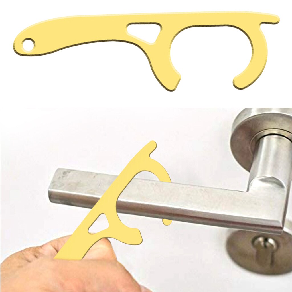 Main Portable en laiton sans touche ouvre-porte bo... – Grandado