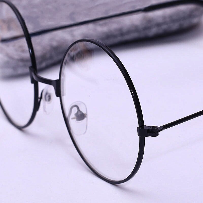 Vintage Retro Metal Frame Clear Lens Glasses Nerd ... – Vicedeal