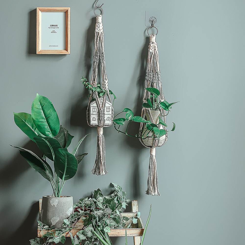 Makramee Werk Aufhänger Indoor Outdoor Dekoration ... – Vicedeal