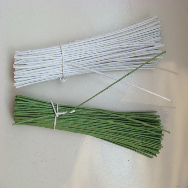 100pcs 20# Flower Stub Stems Paper Floral Tape Iro... – Vicedeal