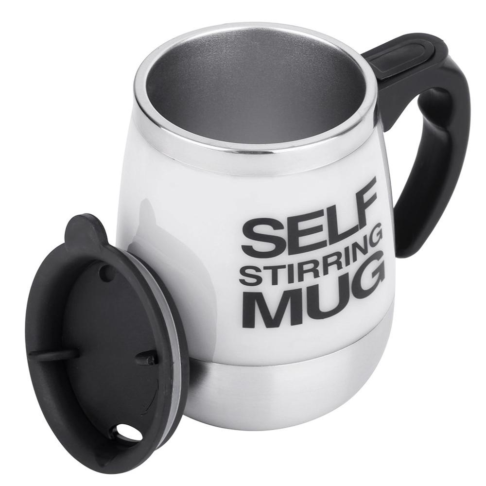 450ml Stainless Steel Self Stirring Mug Auto Mixin... – Vicedeal