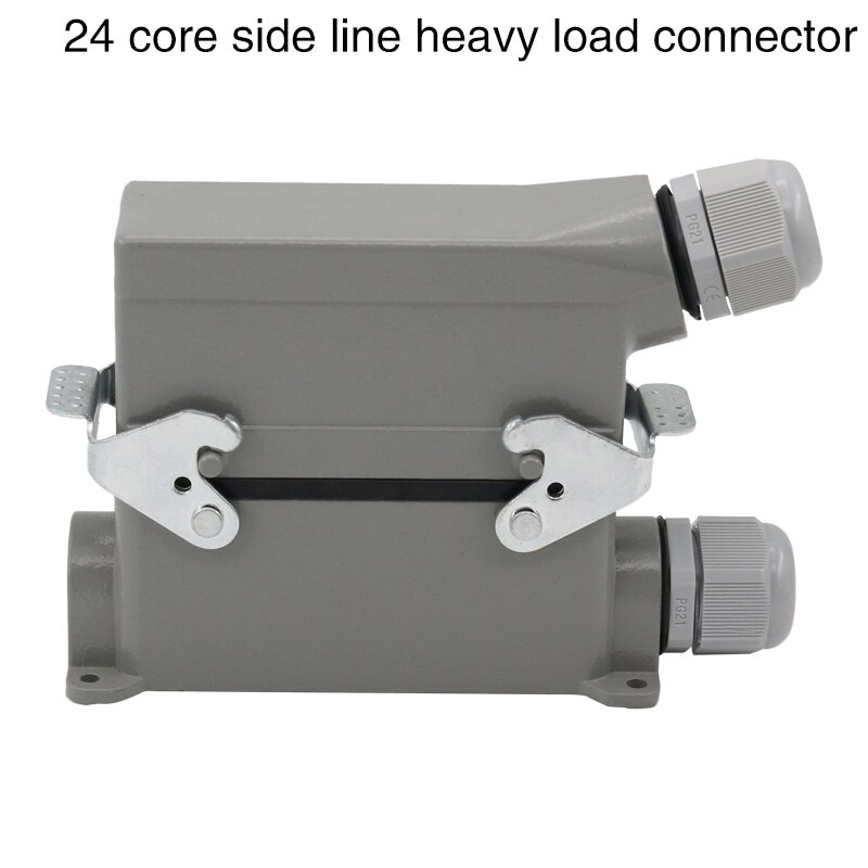 Heavy duty connector hdc-he-024 rectangular 24 cor... – Vicedeal