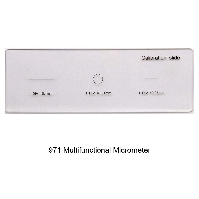 Microscope Stage Micrometer Slide Optical Glass Me... – Vicedeal