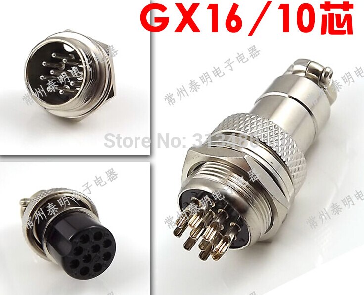 GX16 10 pins 16mm Luchtvaart Connector Vrouwelijke... – Grandado