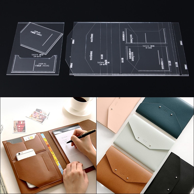 1 Set Acrylic Leather Template Home Handwork Leath... – Grandado