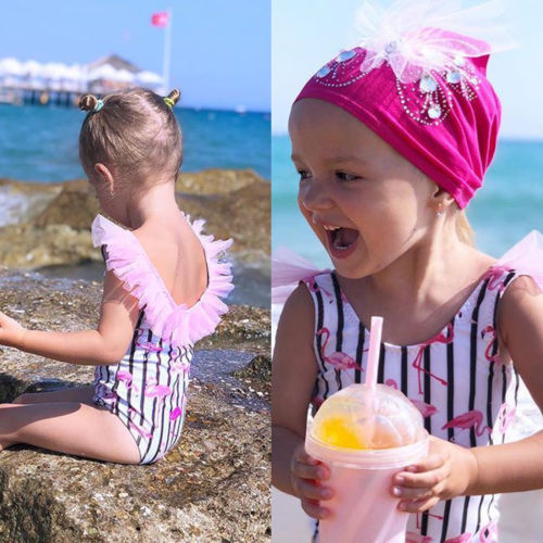 Mode Baby Kids Meisjes Nylon Animal Print Zwemmen ... – Grandado