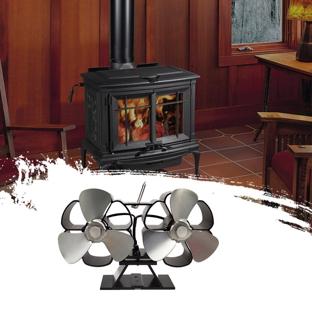 Dubbele Kachel Ventilator Voor Haard Hout Log Bran... – Grandado