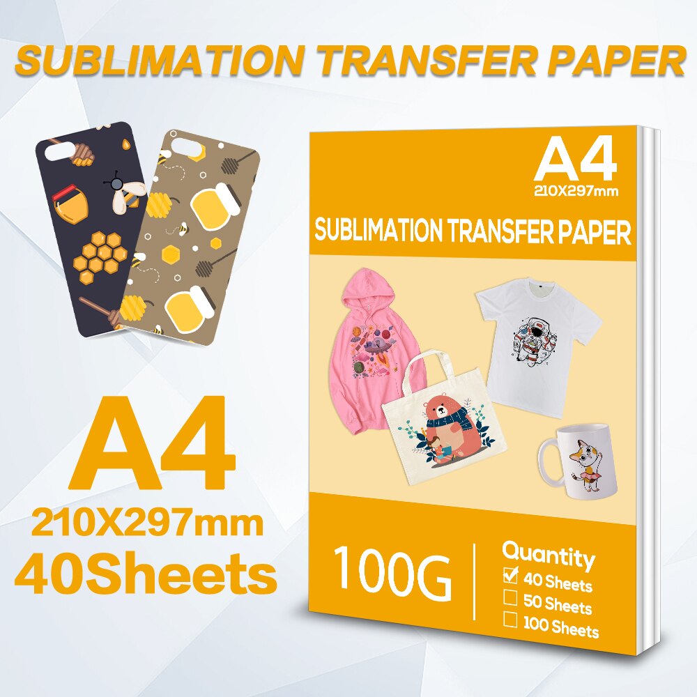 100 sheets A4 Inkjet Heat Transfer Sublimation Pri... – Grandado