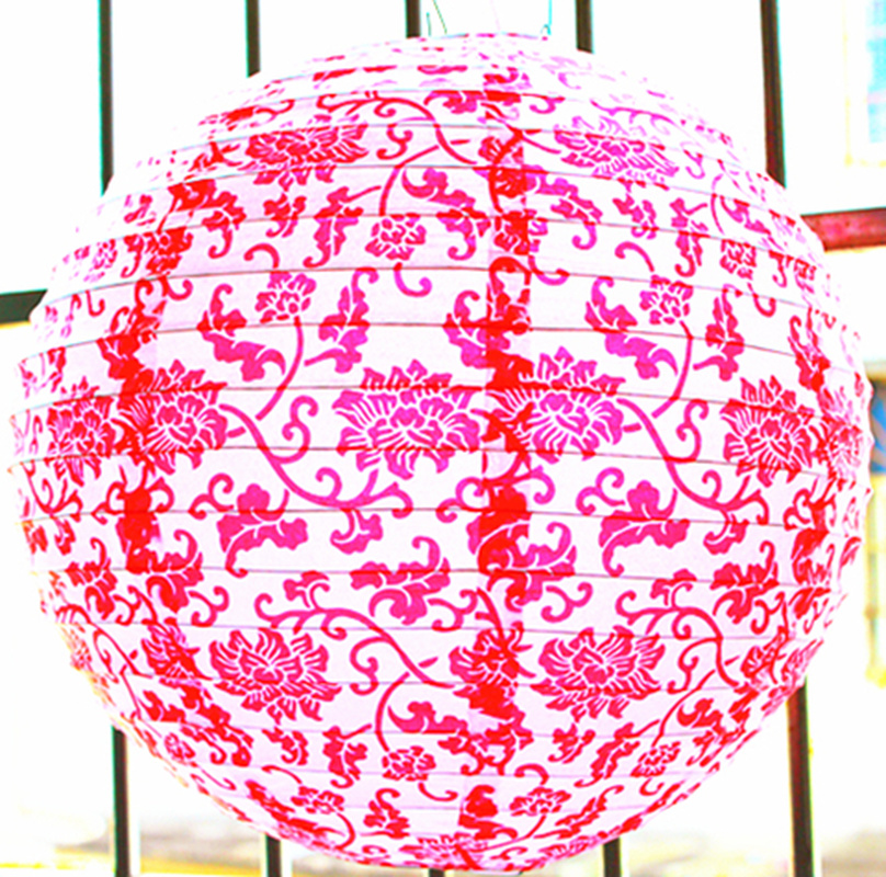 3 Size (20cm 30cm 40cm) Print Paper Lantern Chines... – Grandado