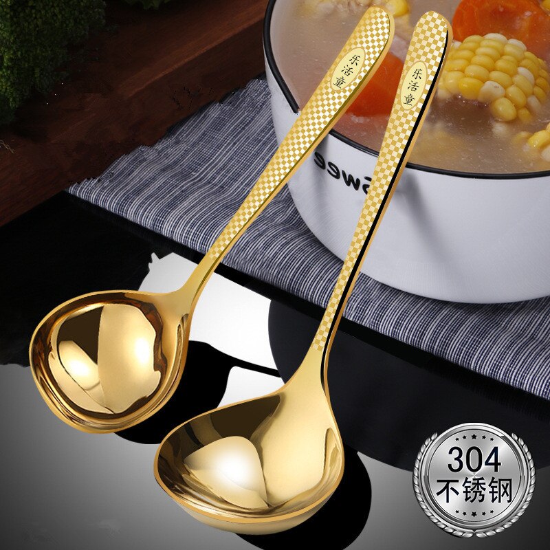 1 Pc 304 Stainless Steel Spoon Family Soup Spoon S... – Vicedeal
