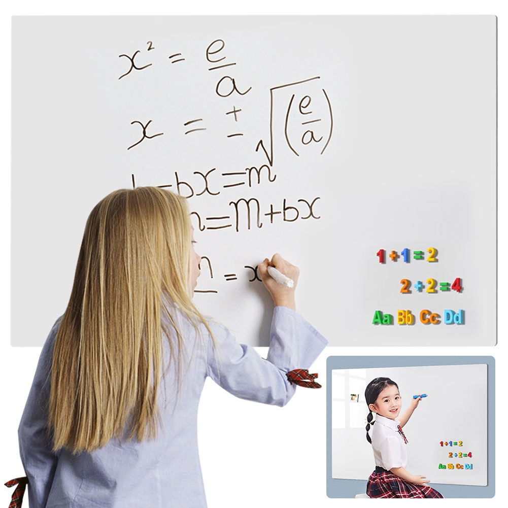 Magnetisk whiteboard med tør sletning inkluderer m... – Grandado