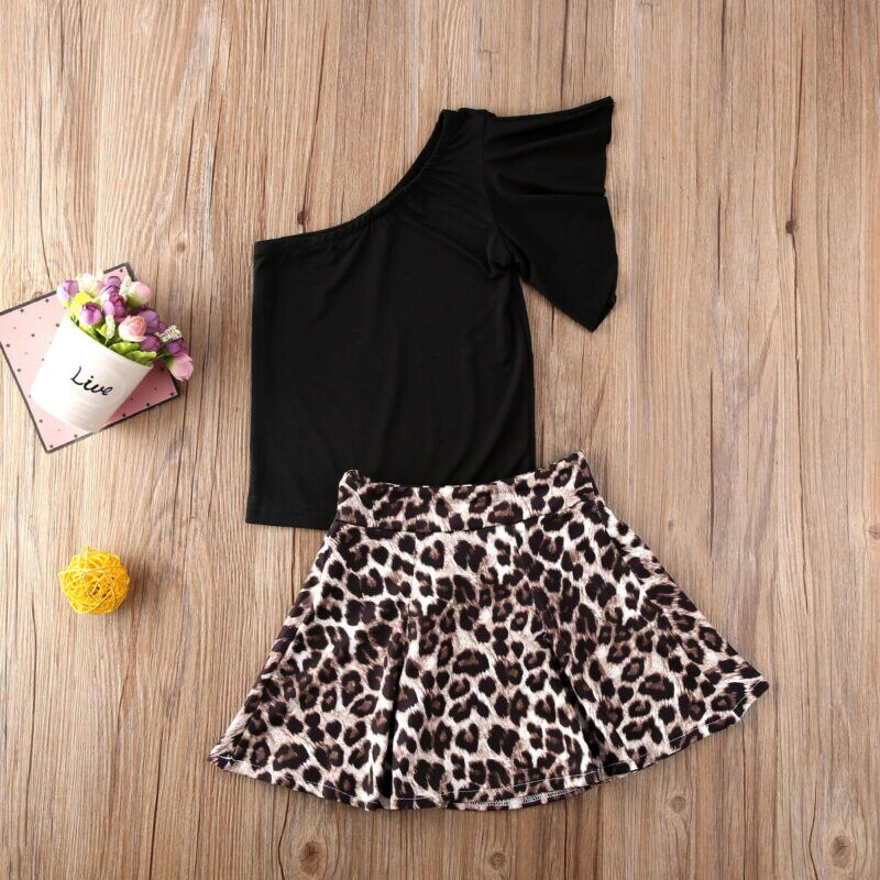 1-6Y Peuter Baby Kid Meisjes Luipaard Kleding Set ... – Vicedeal