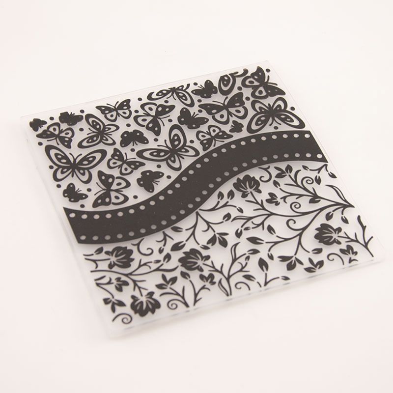 Plastic Embossing Map Template DIY Scrapbook Fotoa... – Vicedeal