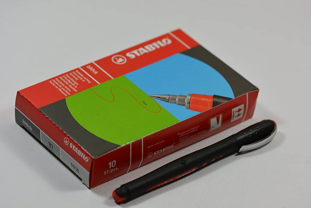 Stabilo Bl @ ck-Bolígrafo Rollerball, bolígrafo de... – Grandado