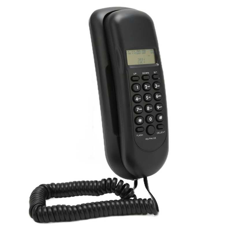 Home Landline Phone Wall Mounted Telephone Corded ... – Grandado