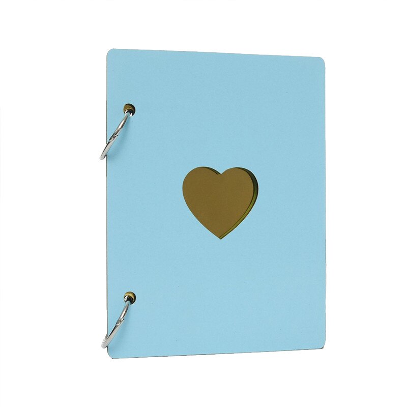 6 Inch Love Heart Photo Album Vintage Wooden Photo... – Vicedeal